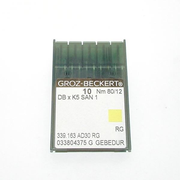 DBxK5 SAN 1 (Nm 80/12) Jehla Groz-Beckert (RG GEBEDUR) | GARUDAN